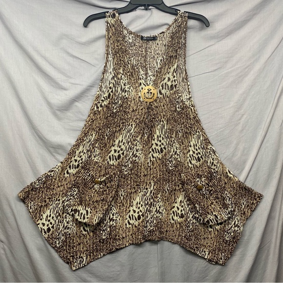 Dresses | Paradise Dress Snake Skin Pattern Black And Brown Size Lxl ...